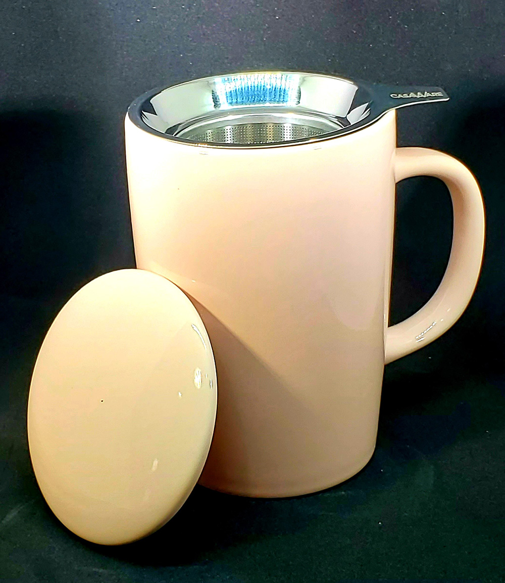 Tilt & Drip Tea Infuser Mug (Spring Blue & Spring Pink & Purple) – Tea ...