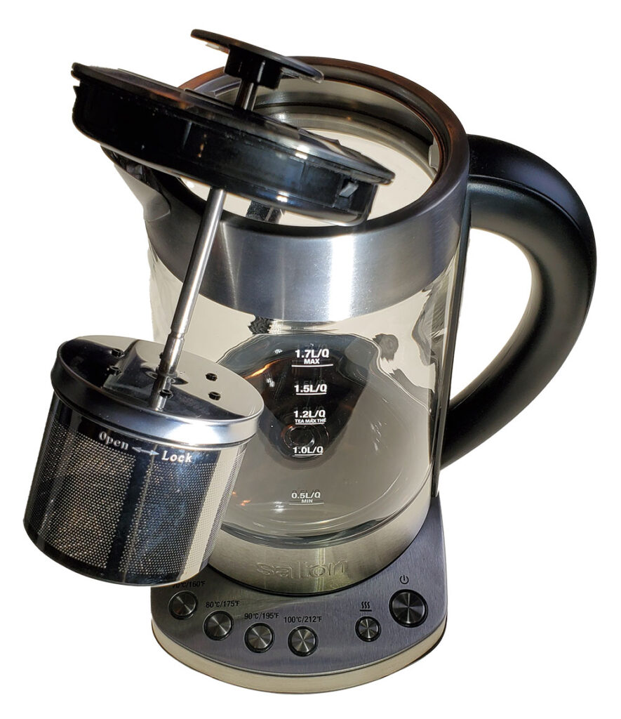 Stainless Steel Glass Kettle & Tea Steeper – Tea Cellar Tea