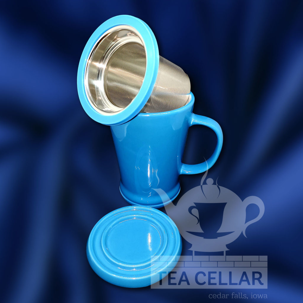 Tilt & Drip Tea Infuser Mug (Crackle) – Tea Cellar Tea