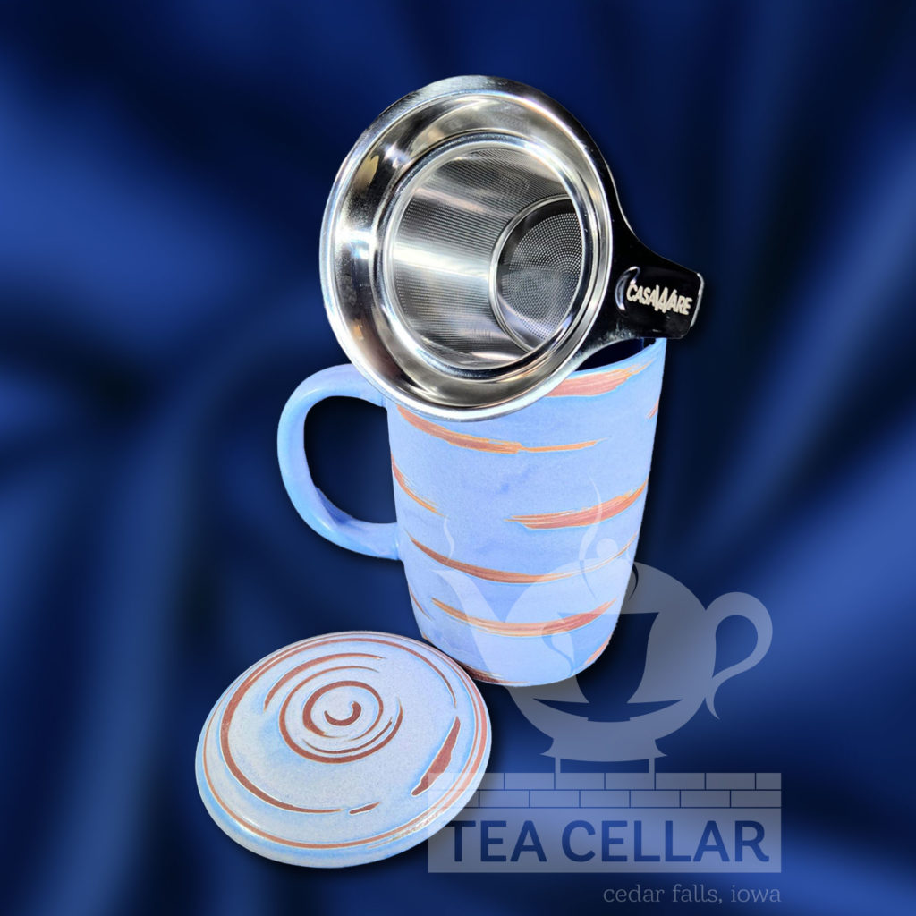 Tilt & Drip Tea Infuser Mug (Crackle) – Tea Cellar Tea